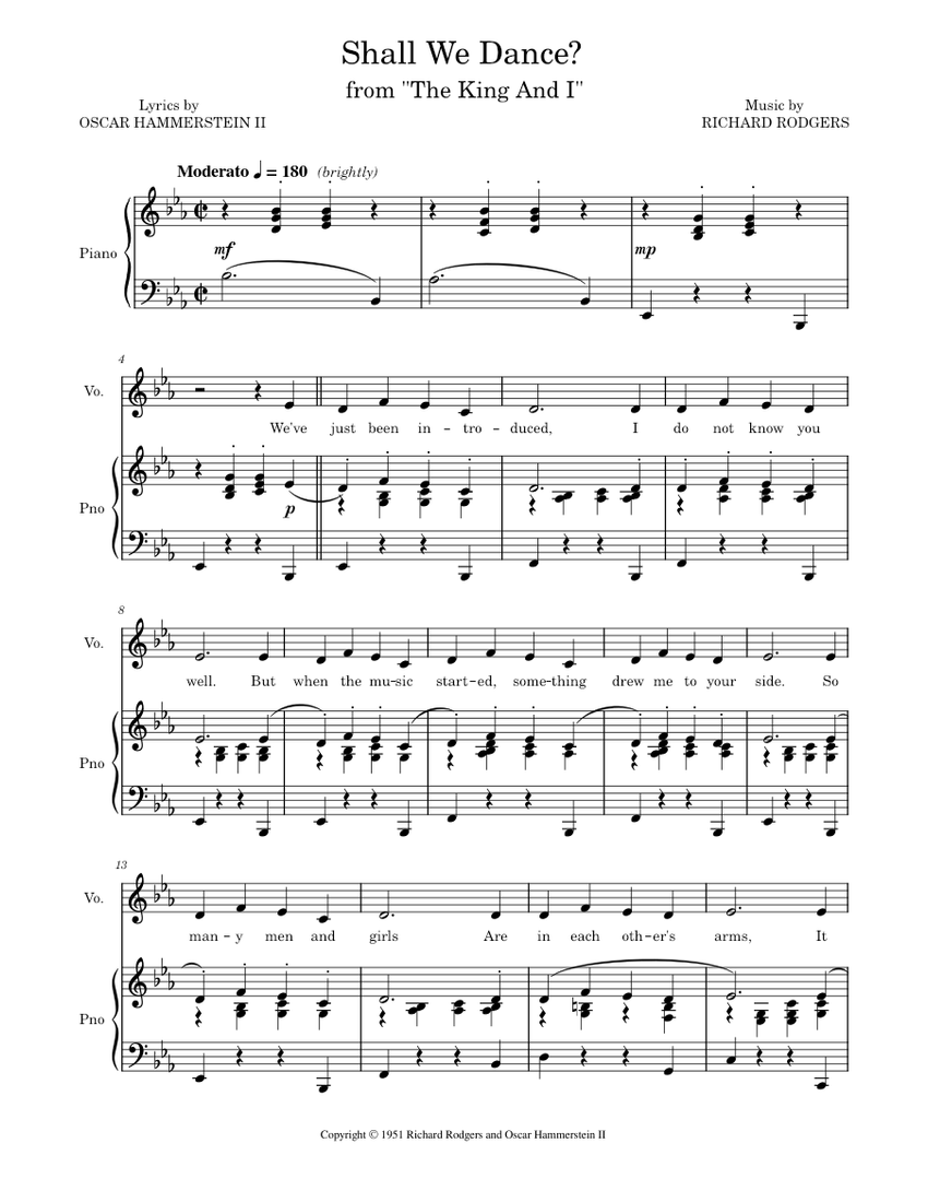 shall we dance theme