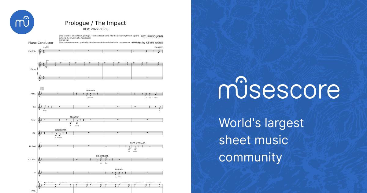 Prologue/The Impact (from Recurring John) - Misc Soundtrack Sheet music for Piano, Vocals (Mixed ...