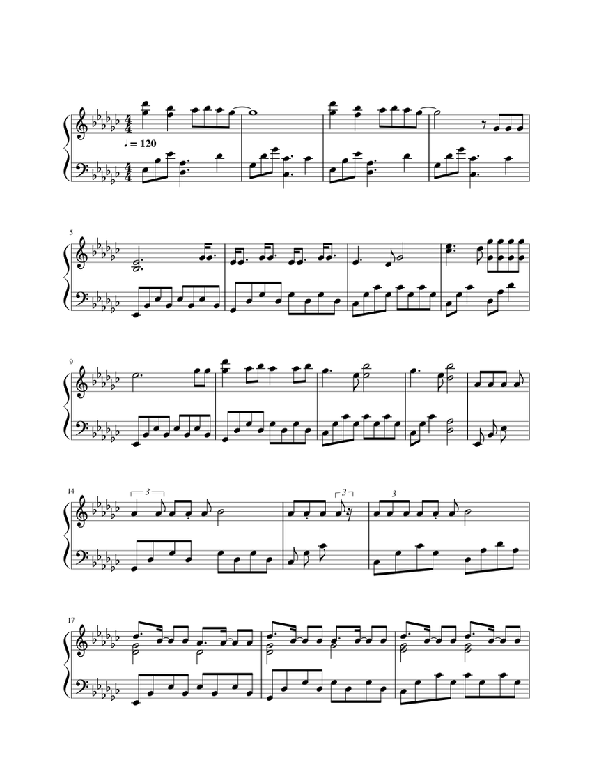 Lovesick Sheet music for Piano (Solo) | Musescore.com