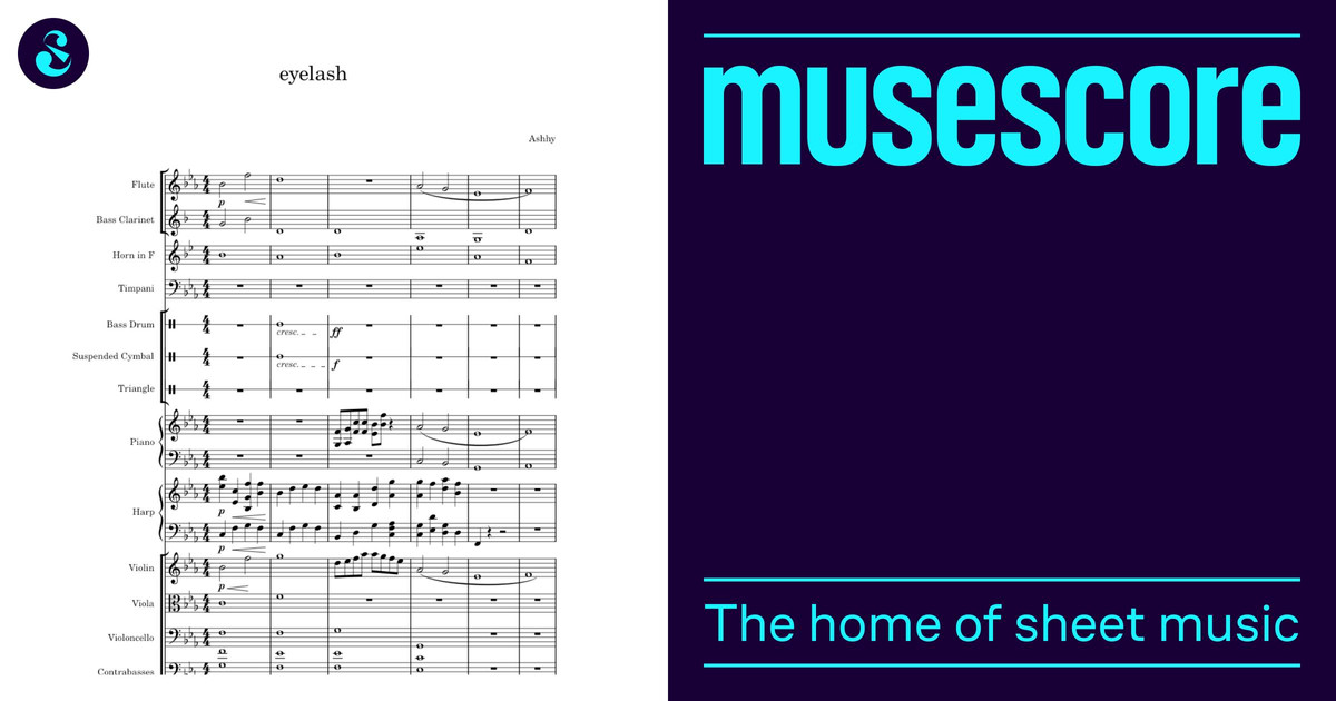 Eyelash Sheet music for Piano, Flute, French horn, Timpani & more ...