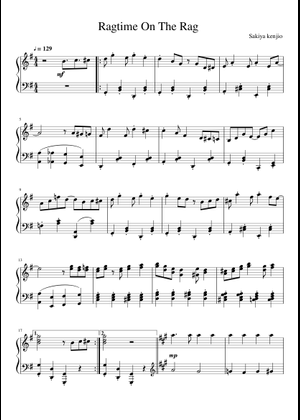 CHINESE RAGTIME Sheet Music for Piano (Solo) | MuseScore.com