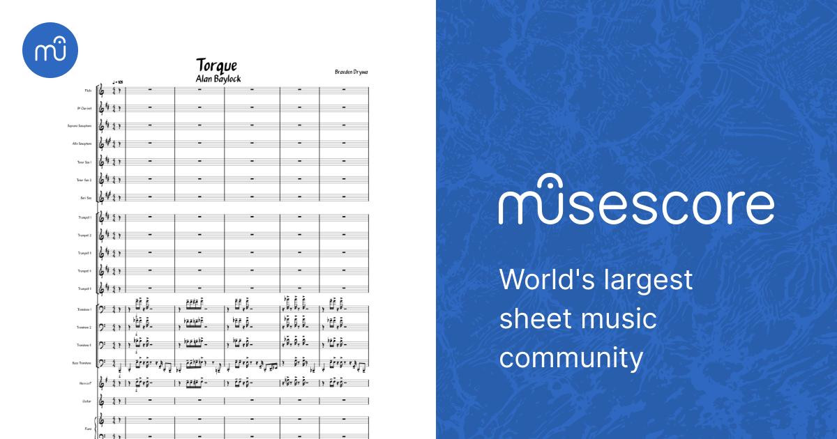 Torque – Alan Baylock Torque (Full Band) Sheet Music with Chords for ...