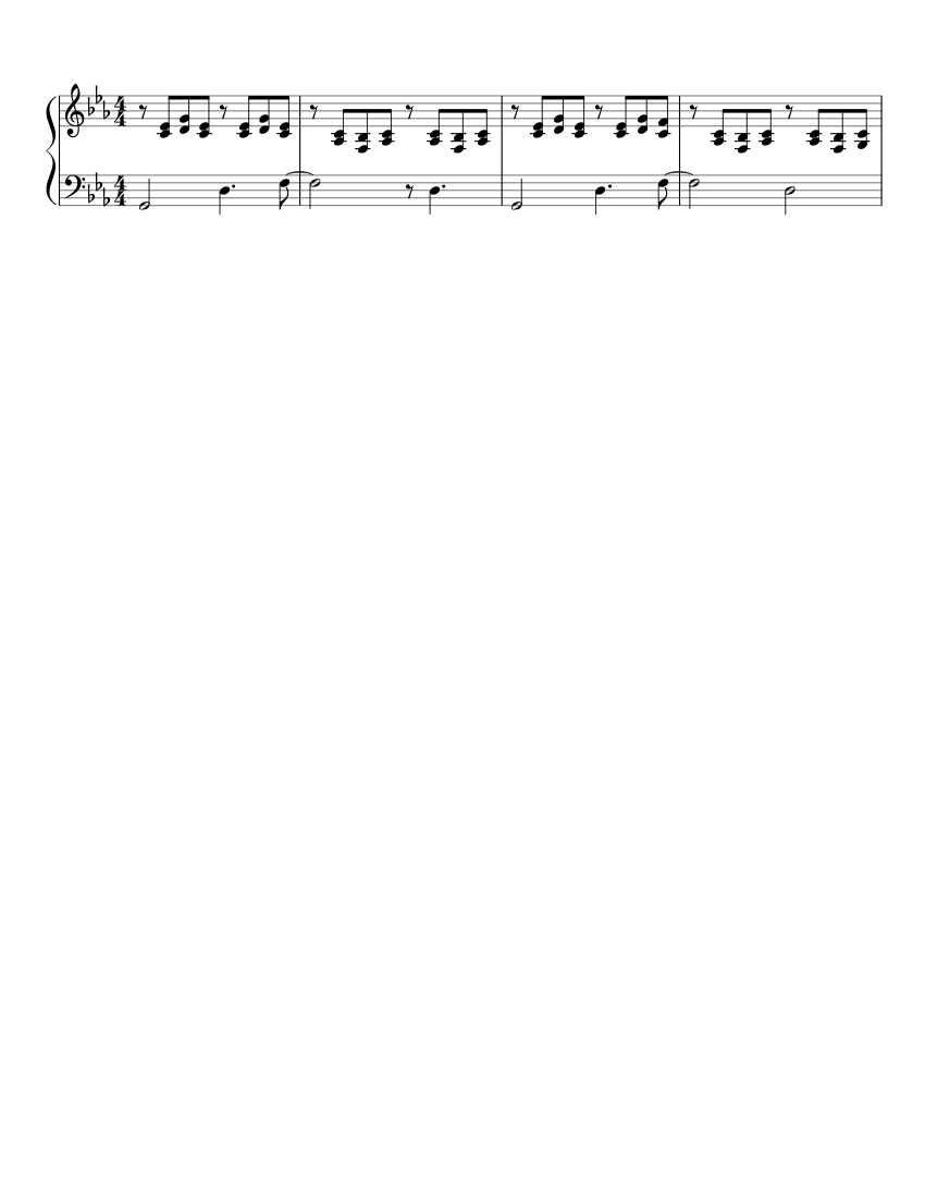 Composing with Rhythym Practice Sheet music for Piano (Solo) Easy ...