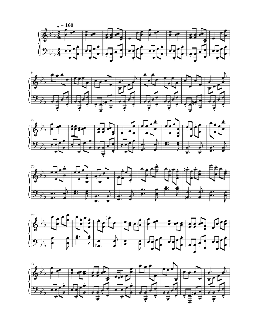 1-18-21 Ecossaise Sheet music for Piano (Solo) | Musescore.com