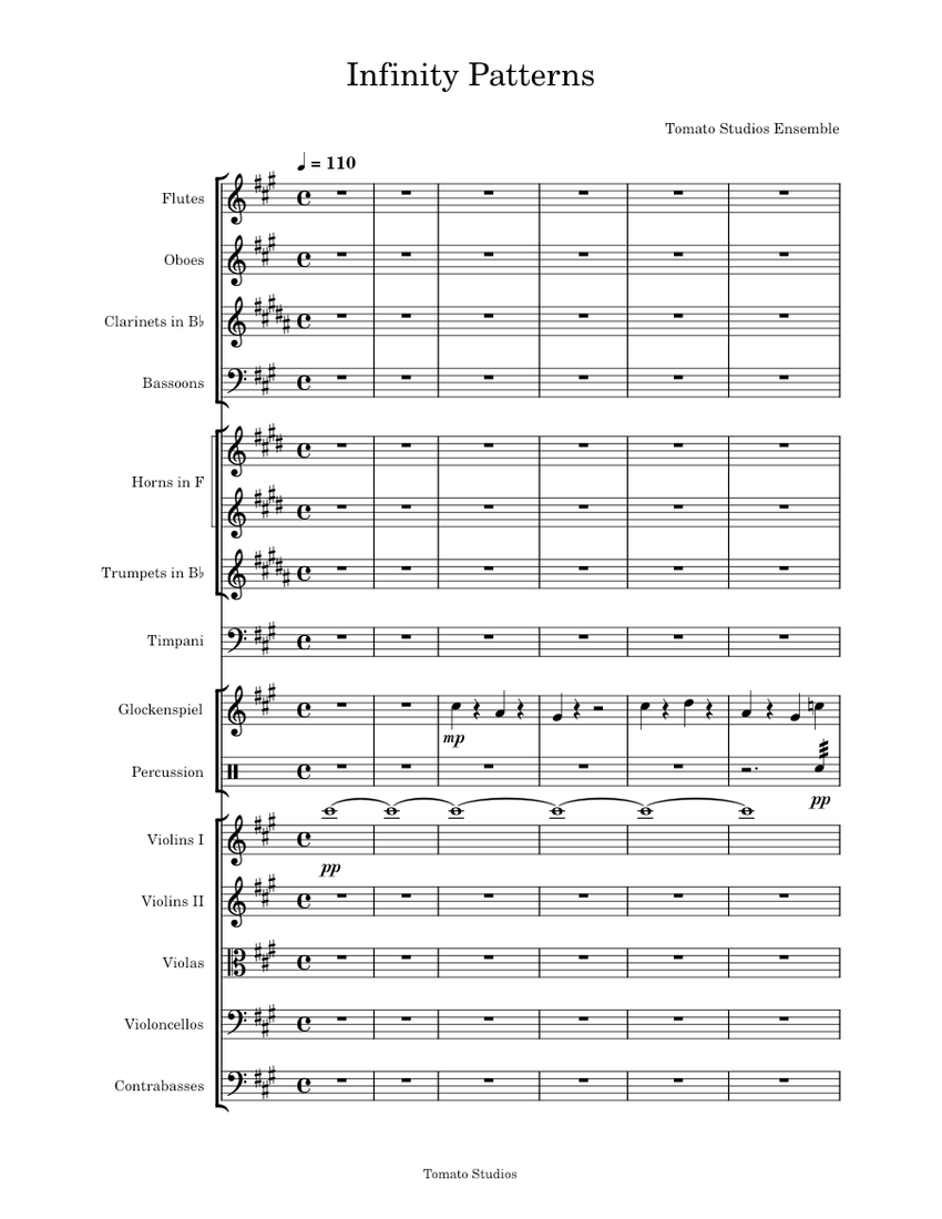 Infinity Patterns Sheet music for Flute, Oboe, Clarinet in b-flat ...
