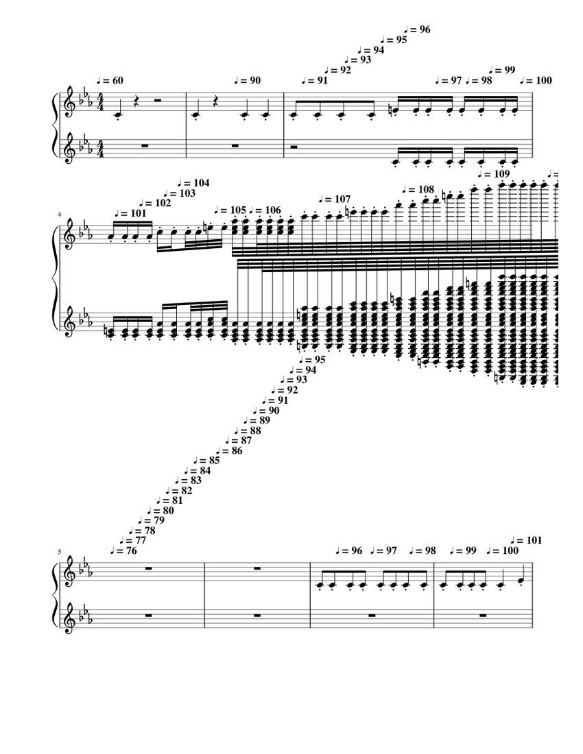 TBM - Rush Area 51 Sheet Music for Piano (Solo) | MuseScore.com