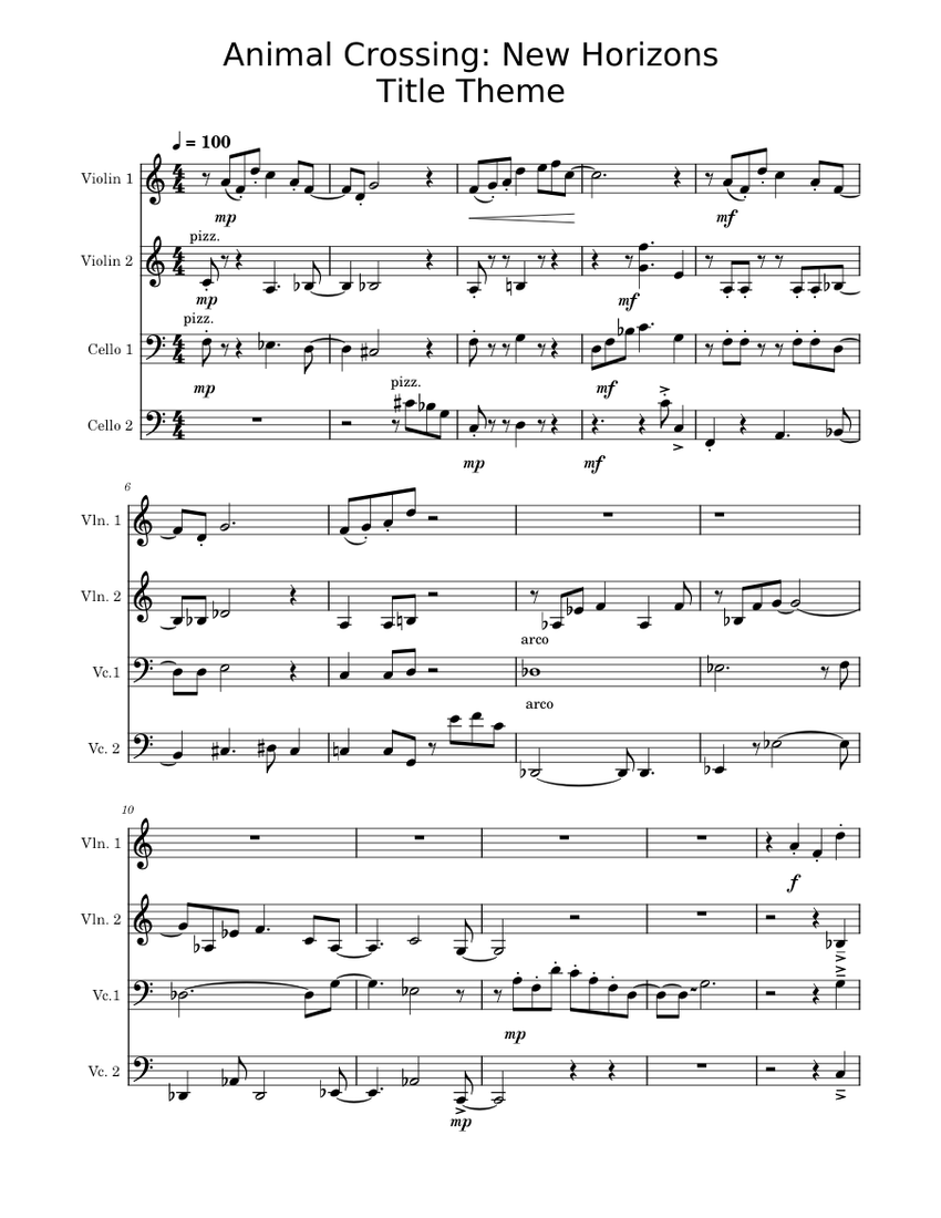 Animal Crossing: New Horizons - Main Theme – Kazumi Totaka ACNH Title ...