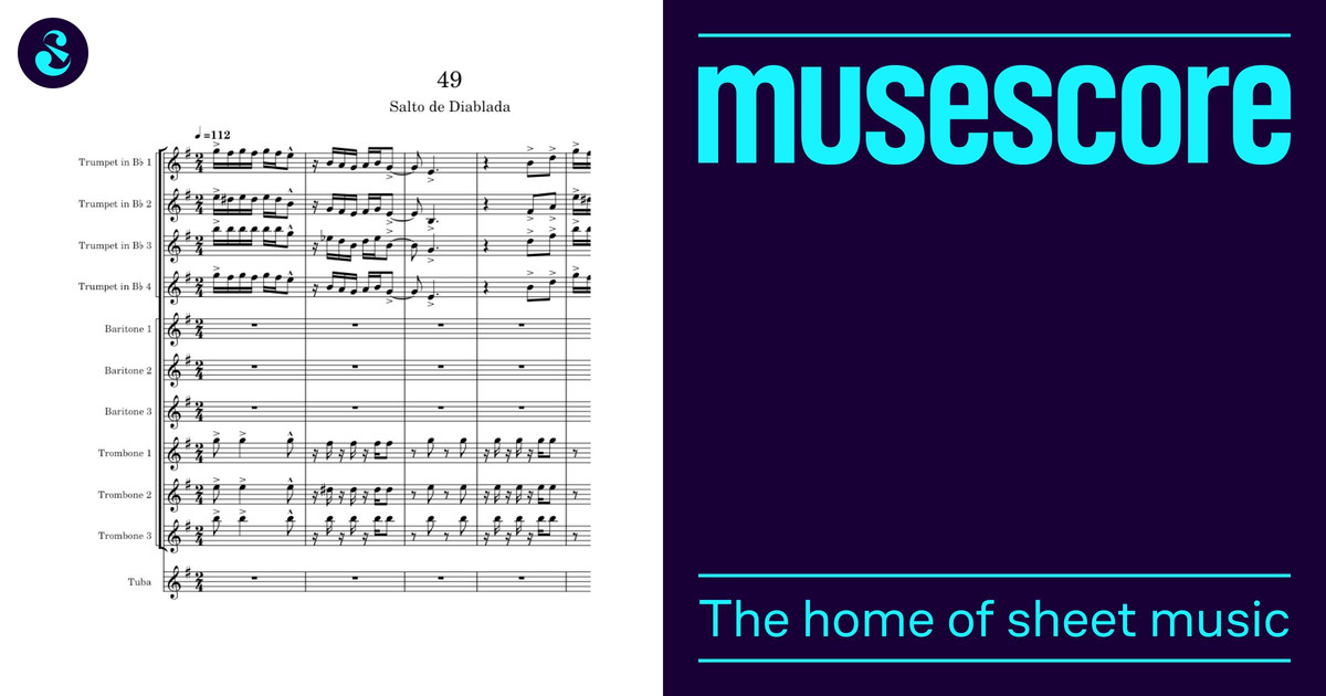 Salto de Diablada - 2025 - 49 Sheet Music for Trombone, Tuba, Trumpet other (Brass Ensemble ...