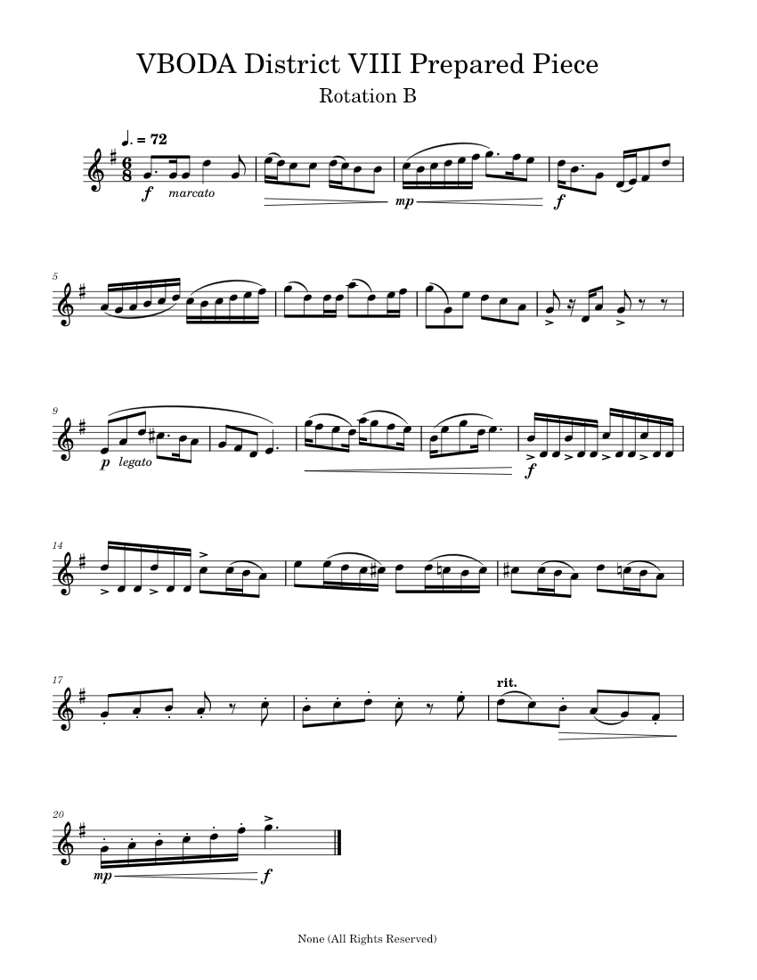VBODA District VIII Prepared Piece (Rotation B) – Transcribed by ...