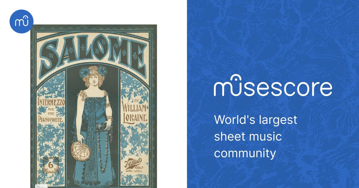 Salome – William Loraine (1898) Sheet music for Piano (Solo ...