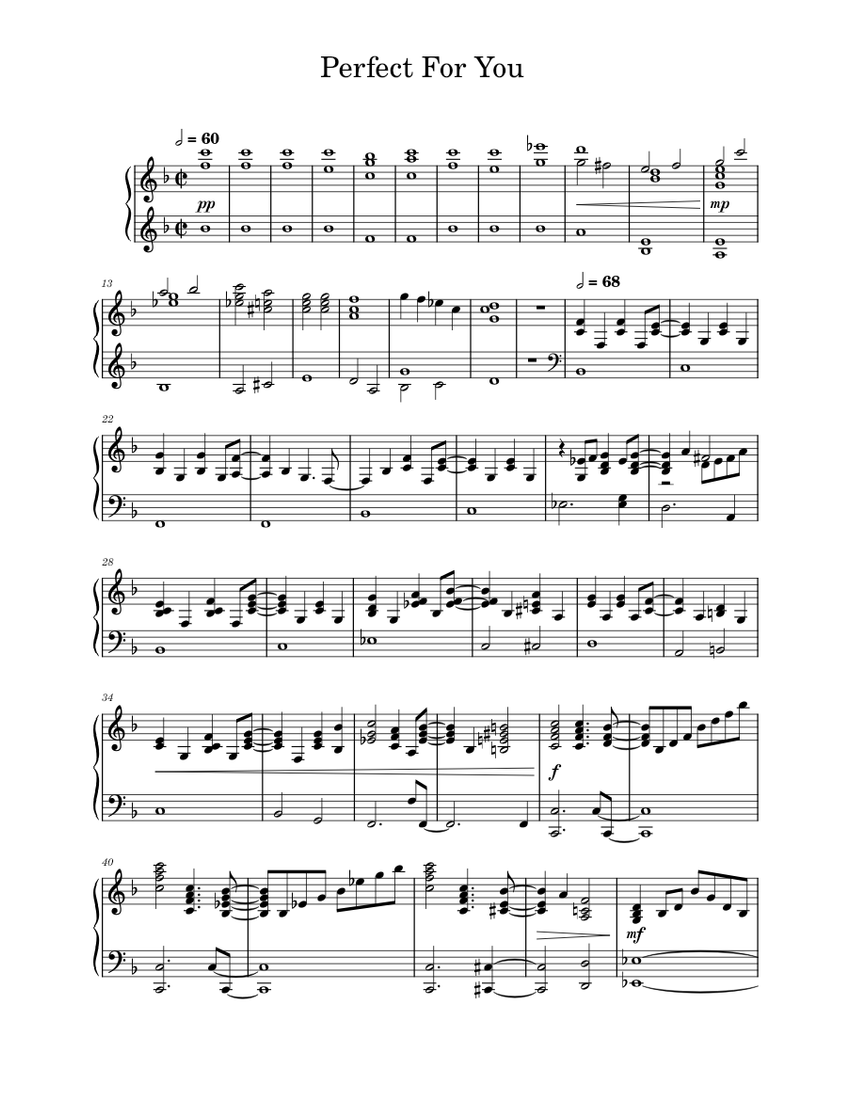 Perfect For You – Barry Wyner 17 Perfect_For_You Sheet music for Piano ...