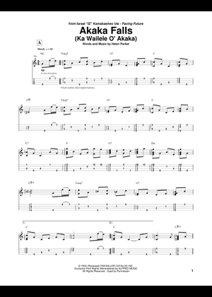 Akaka Falls - Helen Parker Sheet music for Clarinet in b-flat (Solo ...