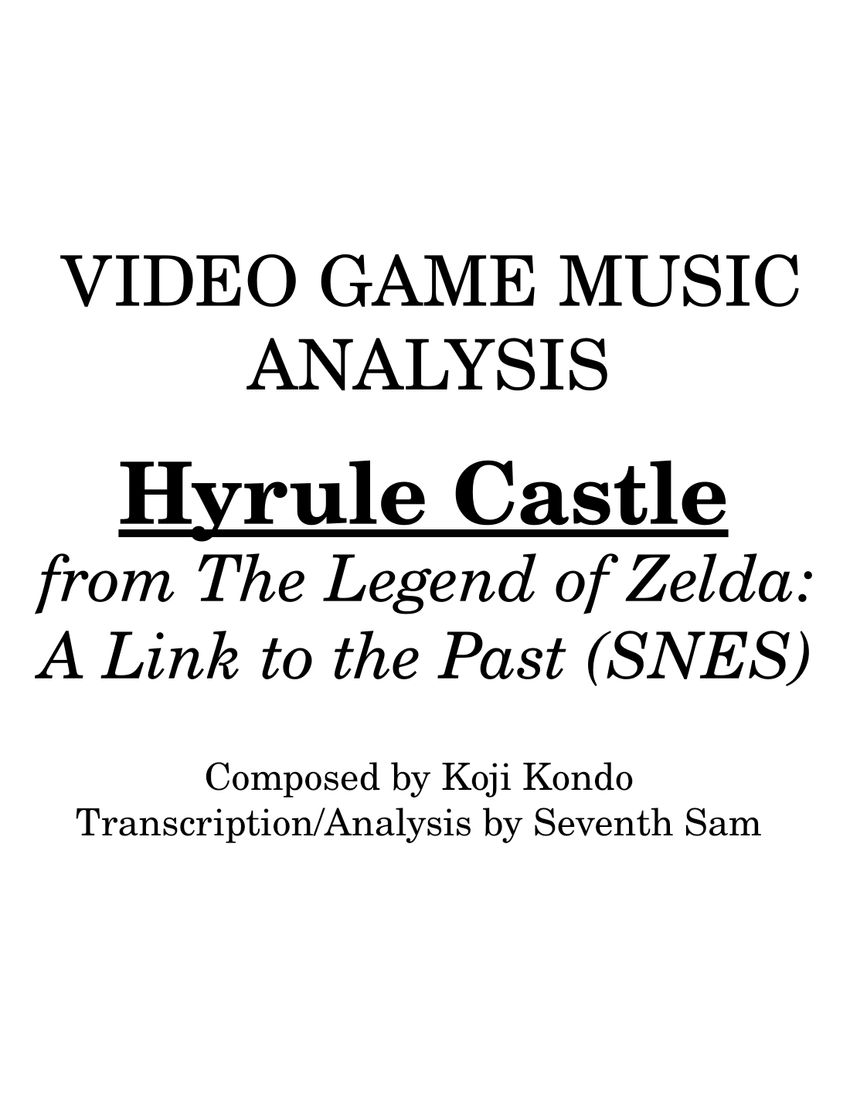 Hyrule Castle from The Legend of Zelda: A Link to the Past (OST ...