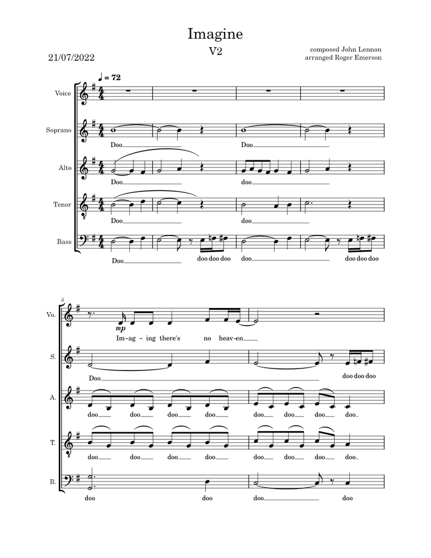 Imagine – John Lennon - piano tutorial