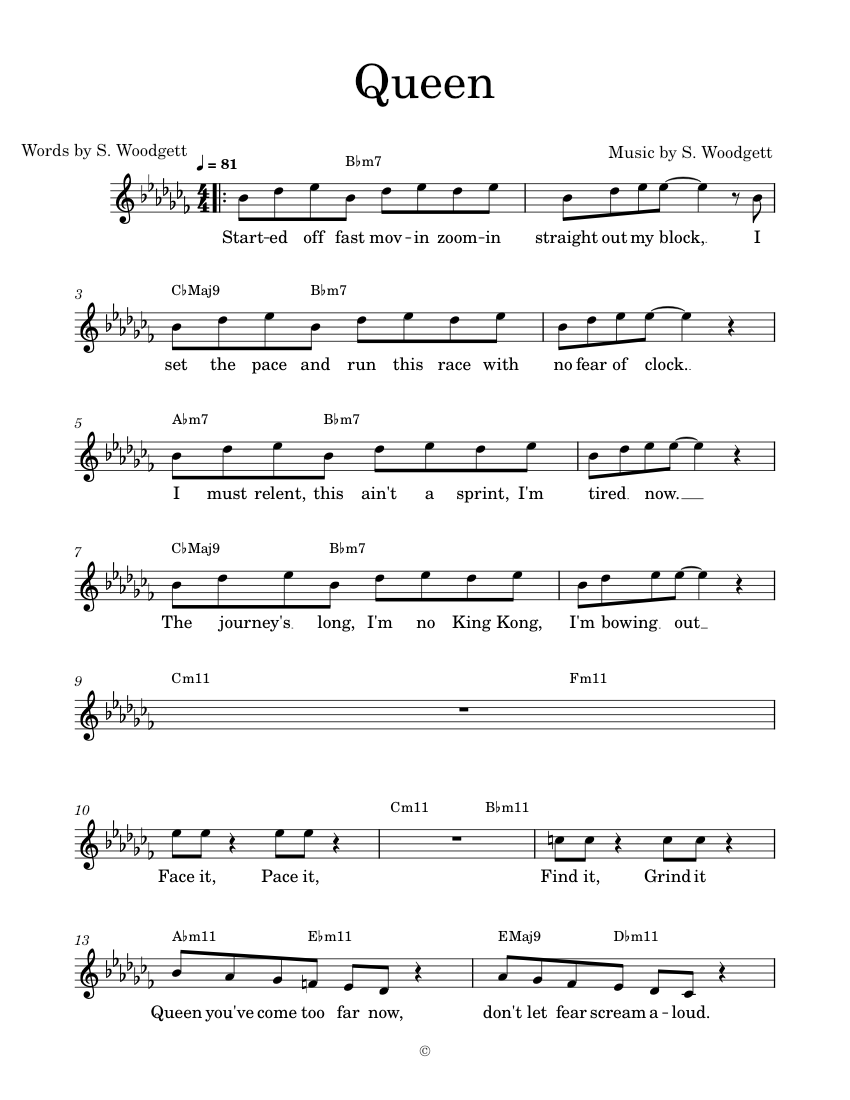 Queen Sheet music for Vocals (Solo) | Musescore.com