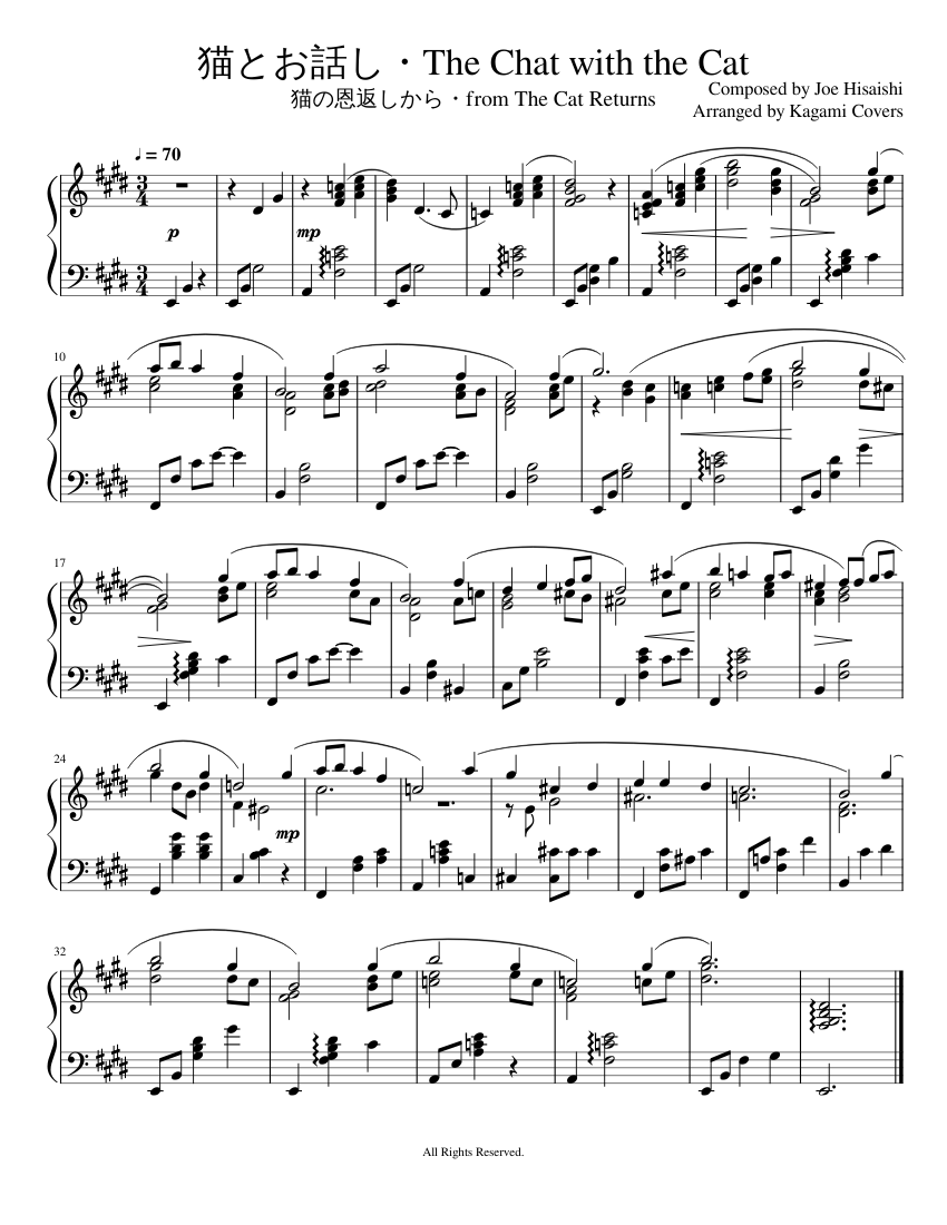 the cat returns score