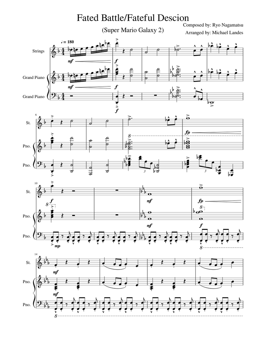 Fated Battle/Fateful Decision (Final Boss) - Super Mario Galaxy 2 ...