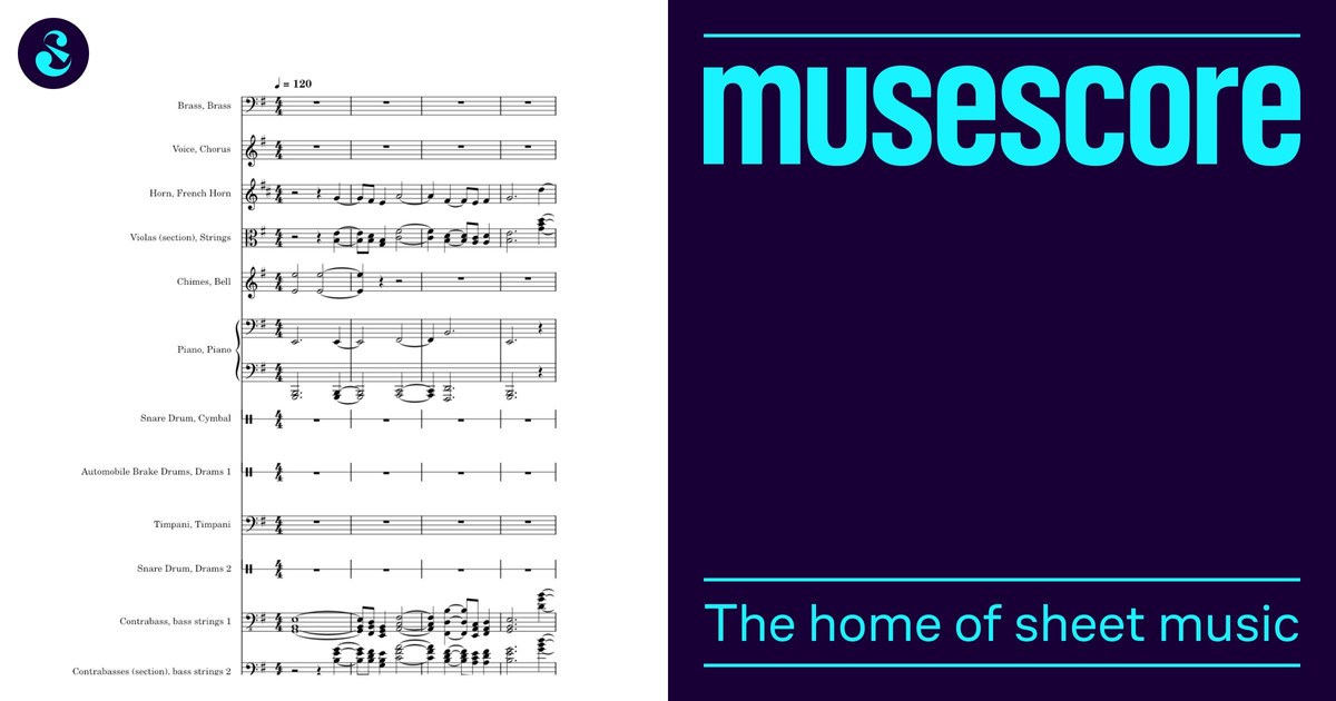 Backdraft Theme Sheet music for Piano, French horn, Contrabass, Timpani ...