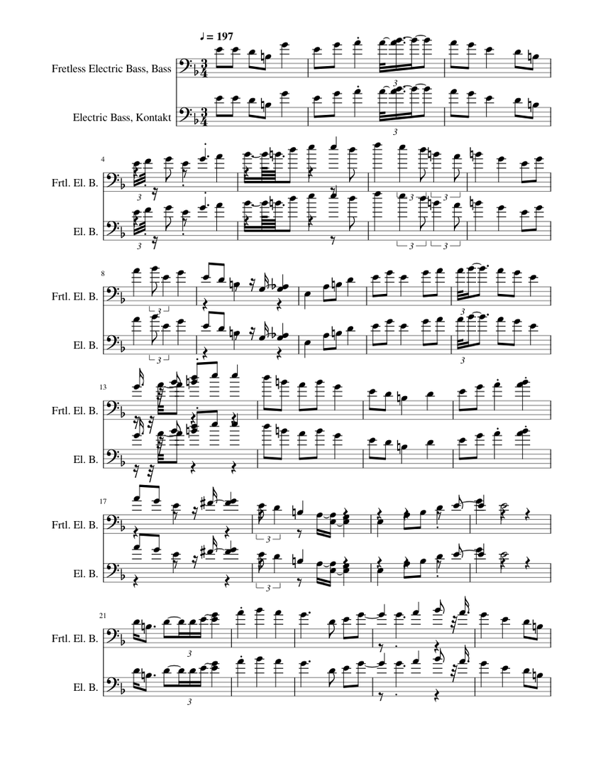 Bassically (Bass Solo) by Black Sabbath (Completely Remastered) Sheet ...