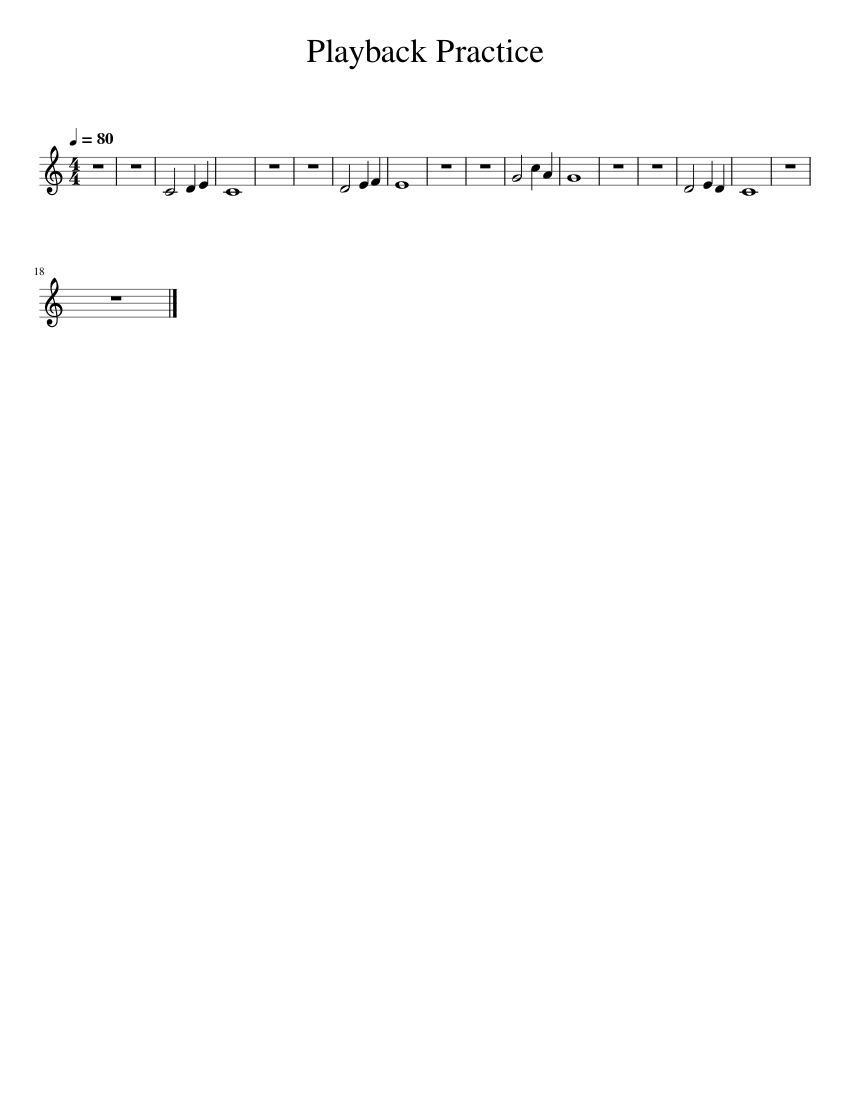 Playback Practice Media for M-Learning Sheet music for Piano (Solo ...