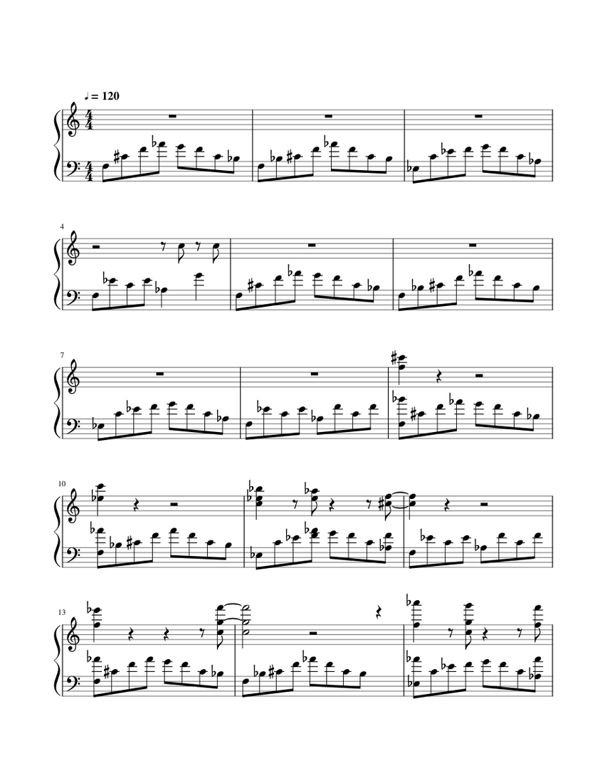 Hexsystem Revelation Sheet Music for Piano (Solo) | MuseScore.com
