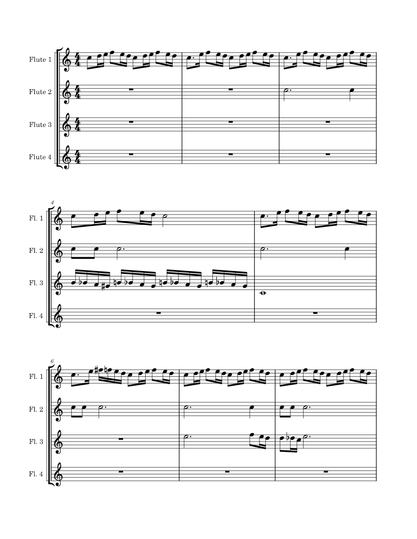 Beautiful Flute Melody – Kamren Spencer Sheet music for Flute (Woodwind ...