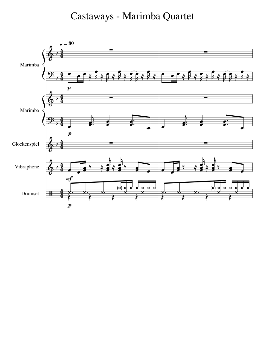 Castaway - The Backyardigans – Evan Lurie and Douglas Wieselman Sheet ...