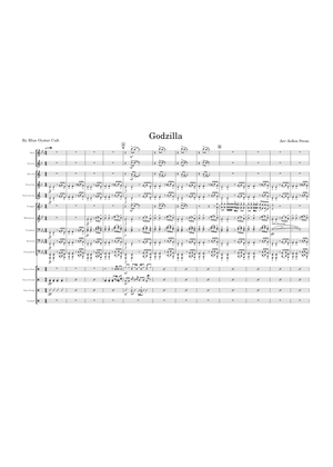 Godzilla Sheet Music By Blue Oyster Cult Lyrics Chords Blue Oyster