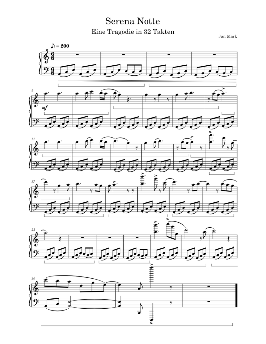 Serena Notte - piano tutorial