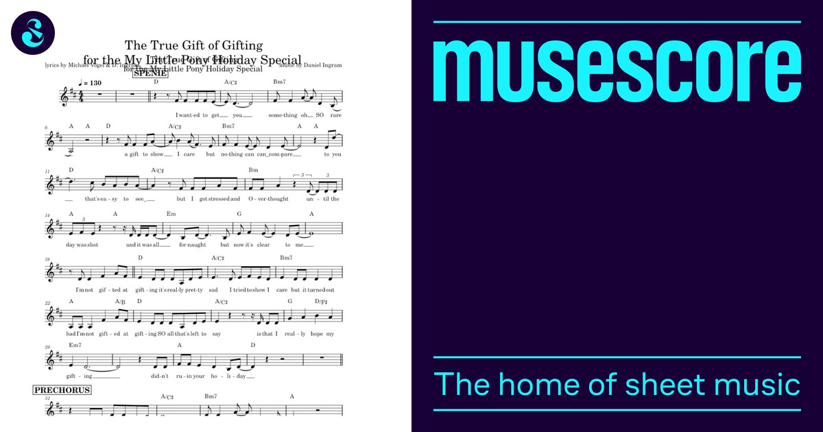 The True Gift of Gifting R5 CHART Sheet Music with Chords for ...