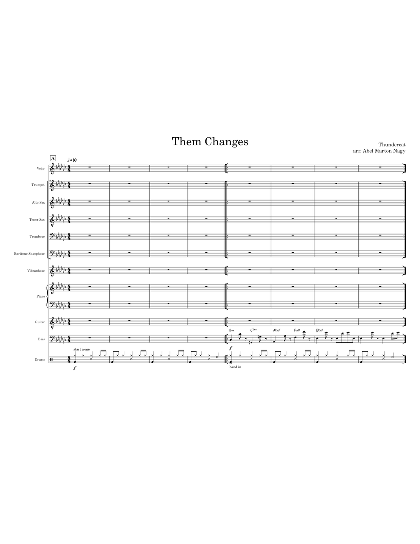 Them Changes – Thundercat (Abel Marton Nagy's Cosmos Band version ...