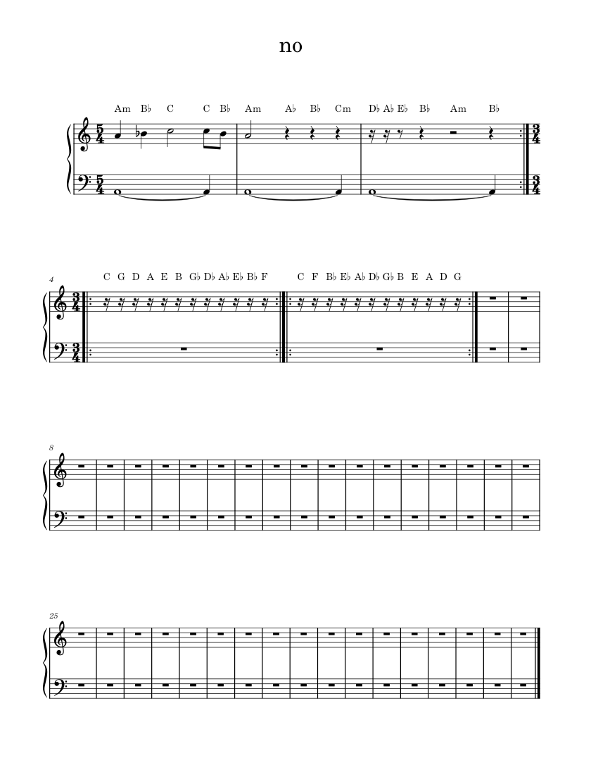 no Sheet music for Piano (Solo) | Musescore.com