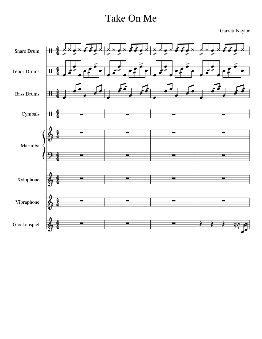Take On Me - piano tutorial