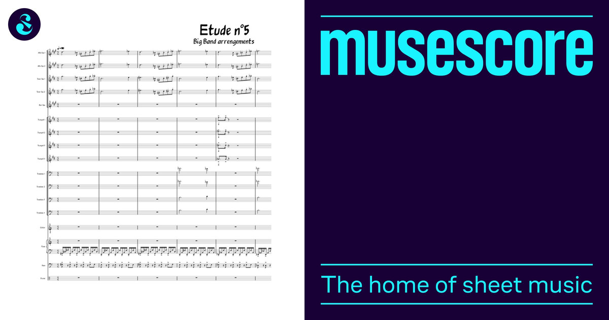 Etude n°5 by Gavriil Sydoryk – arr. d3-Keys Sheet music for Piano ...