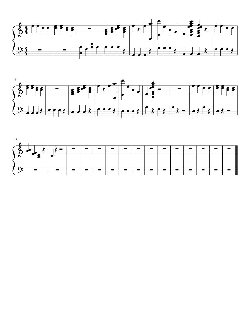 Golden Pause Sheet music for Piano (Solo) Easy | Musescore.com