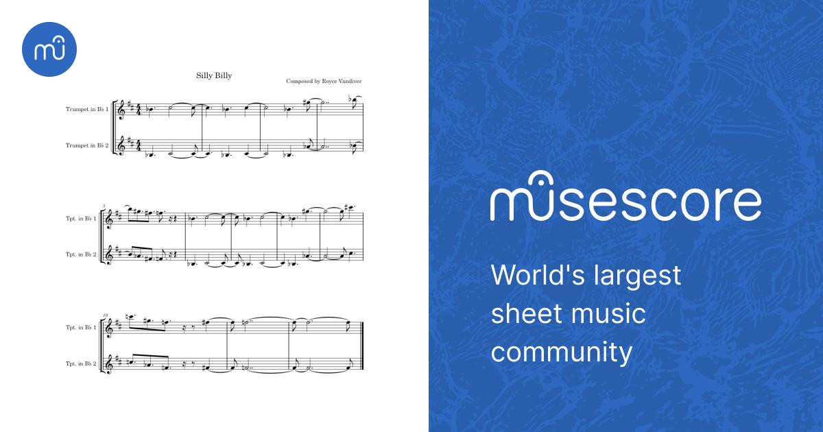 Silly Billy Sheet Music for Trumpet other (Brass Duet) | MuseScore.com