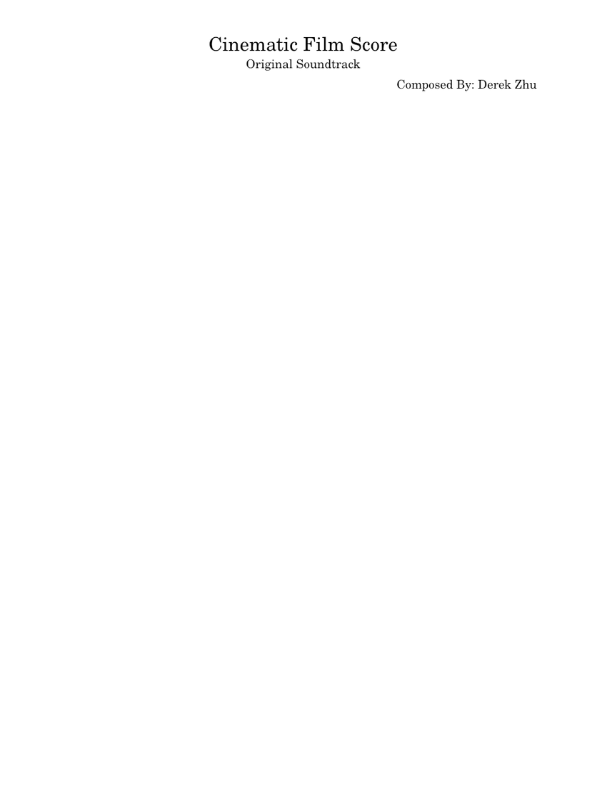 Cinematic Film Score - By Derek Z. Sheet music for Piano, Trombone ...