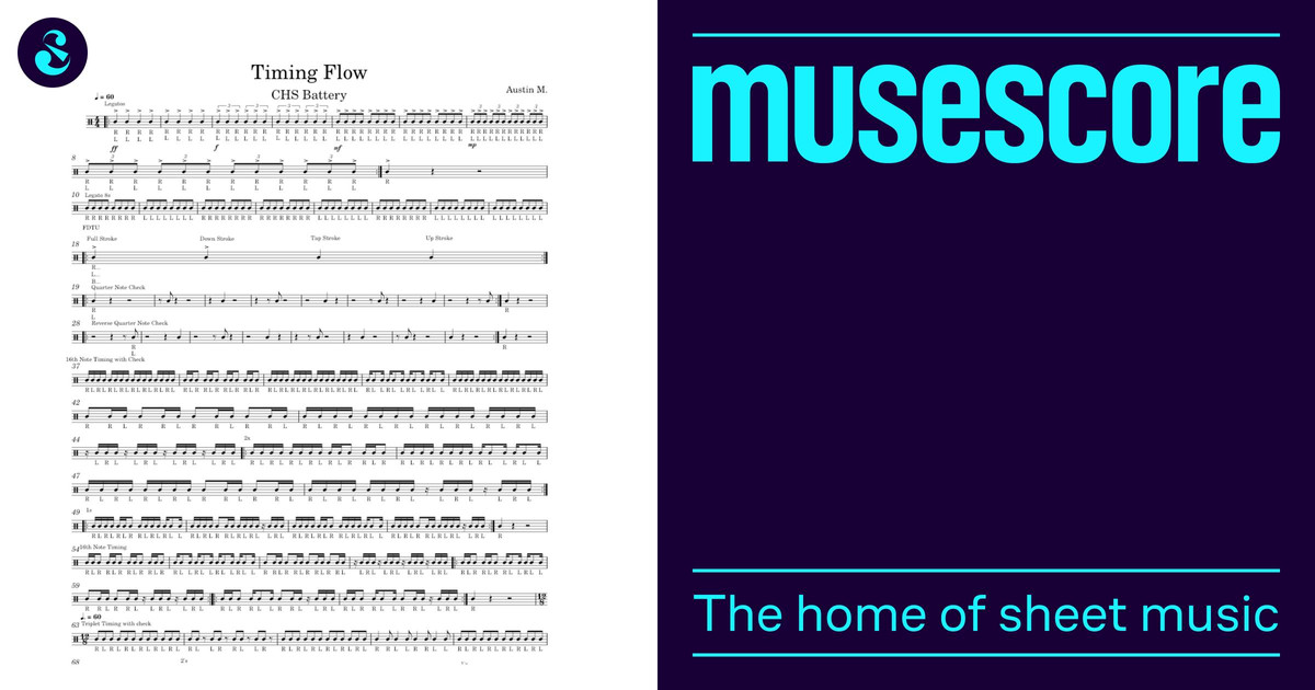 Timing Flow Sheet music for Trumpet other (Solo) | Musescore.com