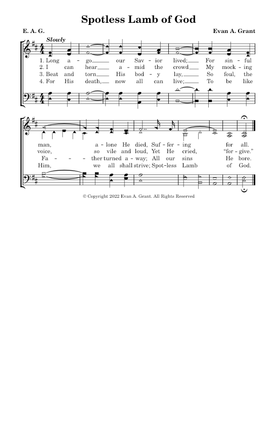 Spotless Lamb of God Sheet music for Strings group (SATB) | Musescore.com