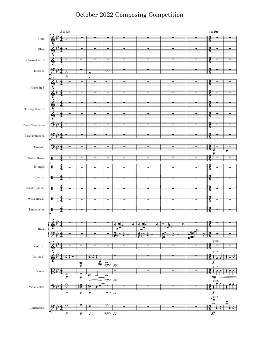 AFTER MIDNIGHT Oct 2022 Competition - MuseScore Sheet music for ...