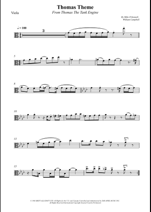 Play Official version of Thomas the Tank Engine Theme Sheet Music by ...