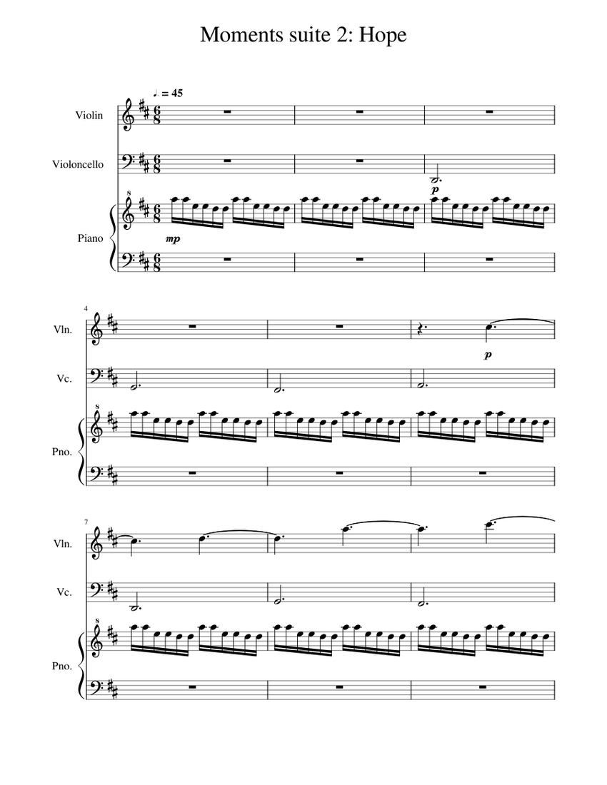 Hope - piano tutorial