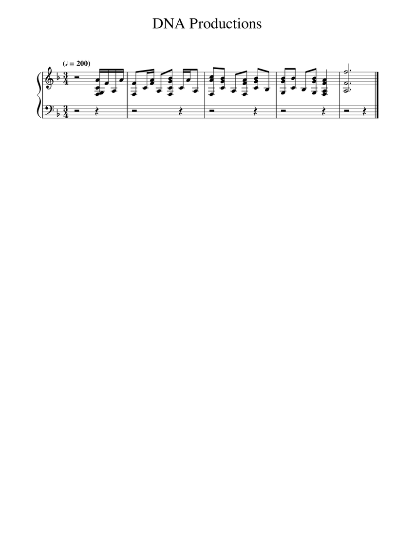 DNA Productions Music Sheet Music for Xylophone (Solo) | MuseScore.com