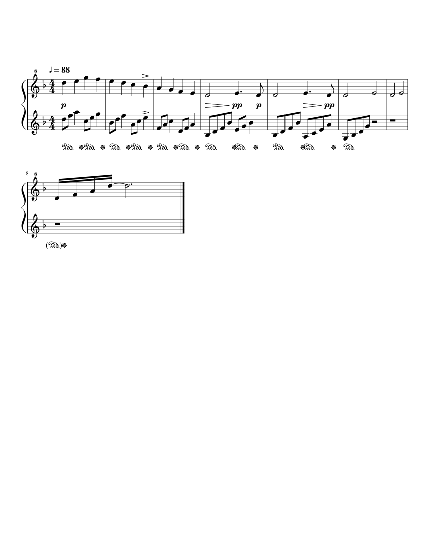 Piano no.2 Sheet music for Piano (Solo) Easy | Musescore.com