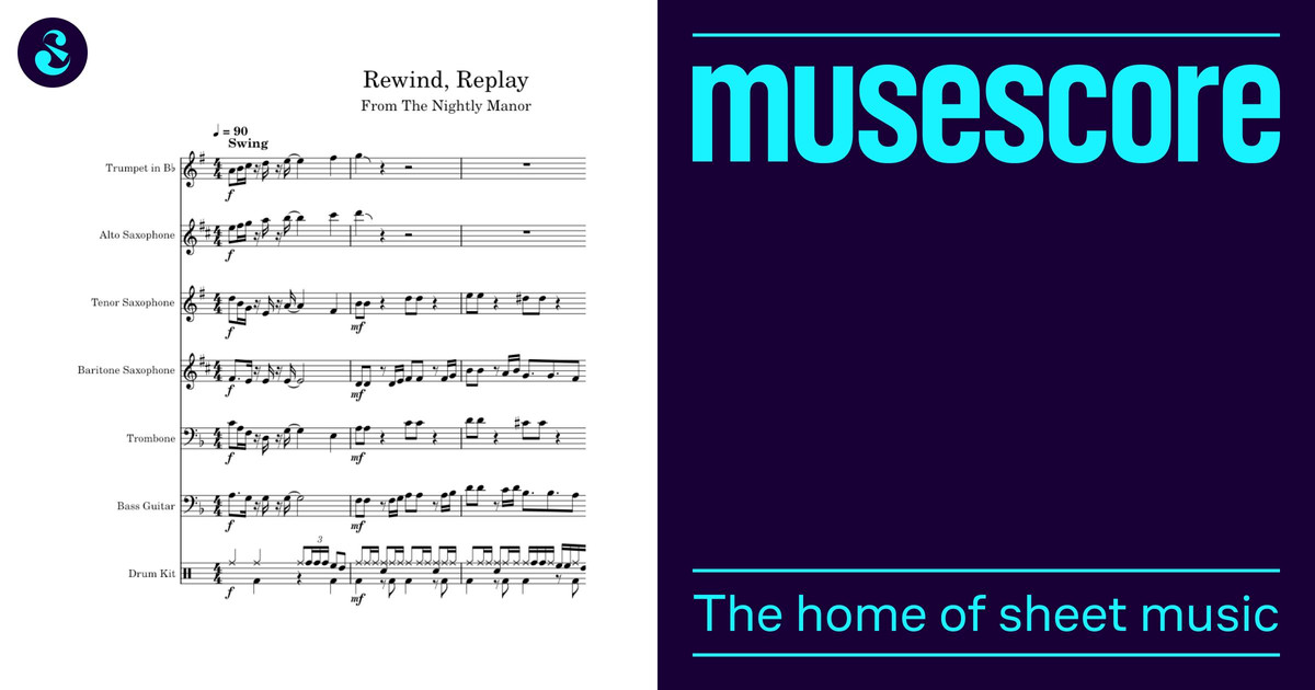 Rewind, Replay Sheet Music for Trombone, Saxophone alto, Saxophone ...