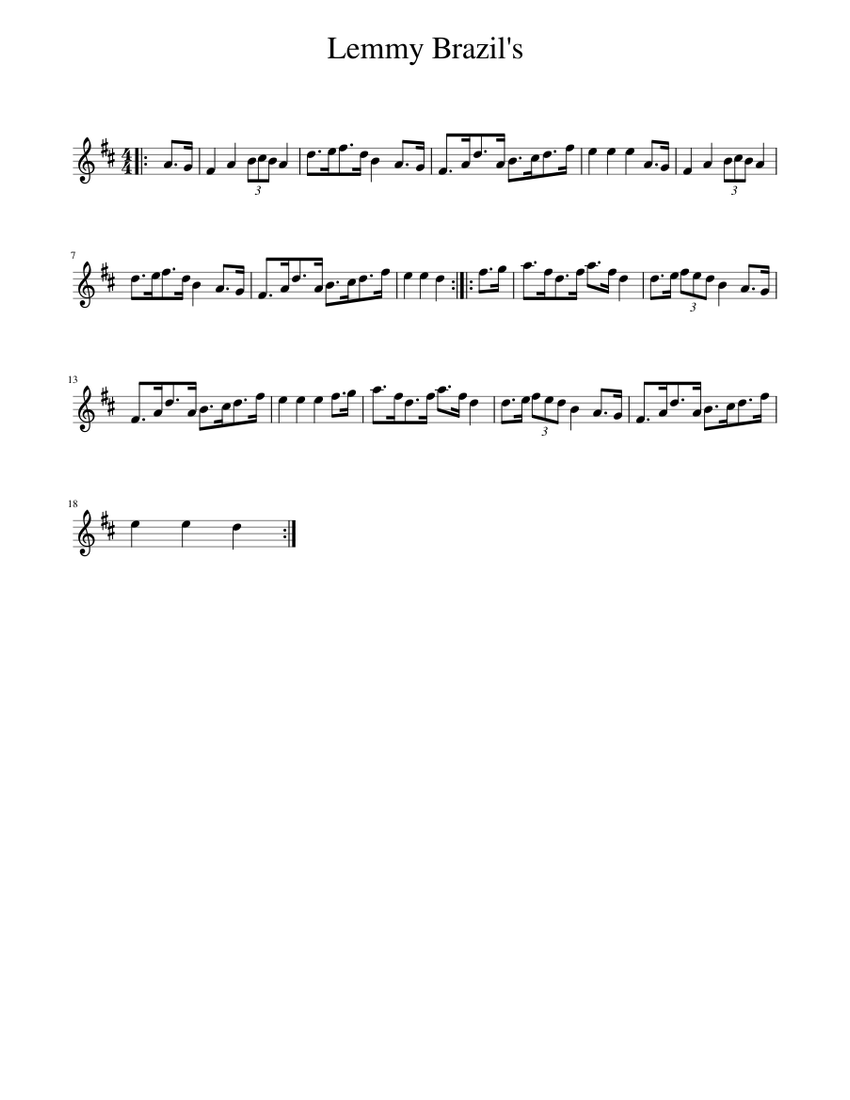 Lemmy Brazil's Sheet music for Piano (Solo) Easy | Musescore.com