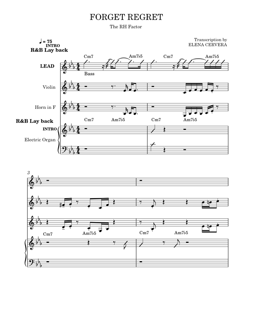 Forget Regret – Roy Hardgrove FORGET REGRET Sheet Music with Chords for ...