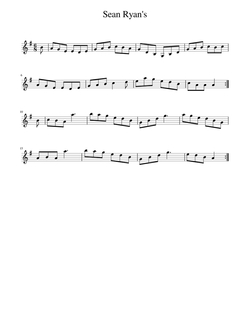 Sean Ryan's Sheet music for Piano (Solo) Easy | Musescore.com