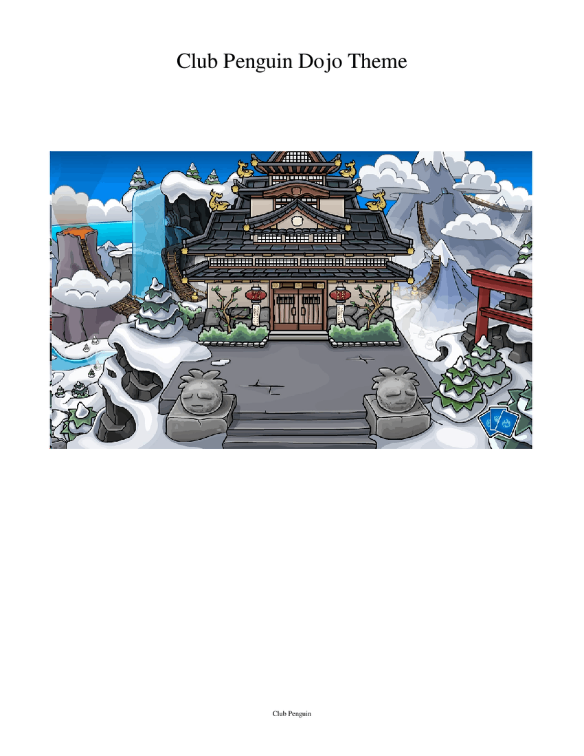 Club Penguin Dojo Theme - piano tutorial