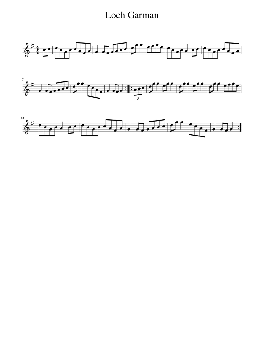 Loch Garman Sheet music for Piano (Solo) Easy | Musescore.com